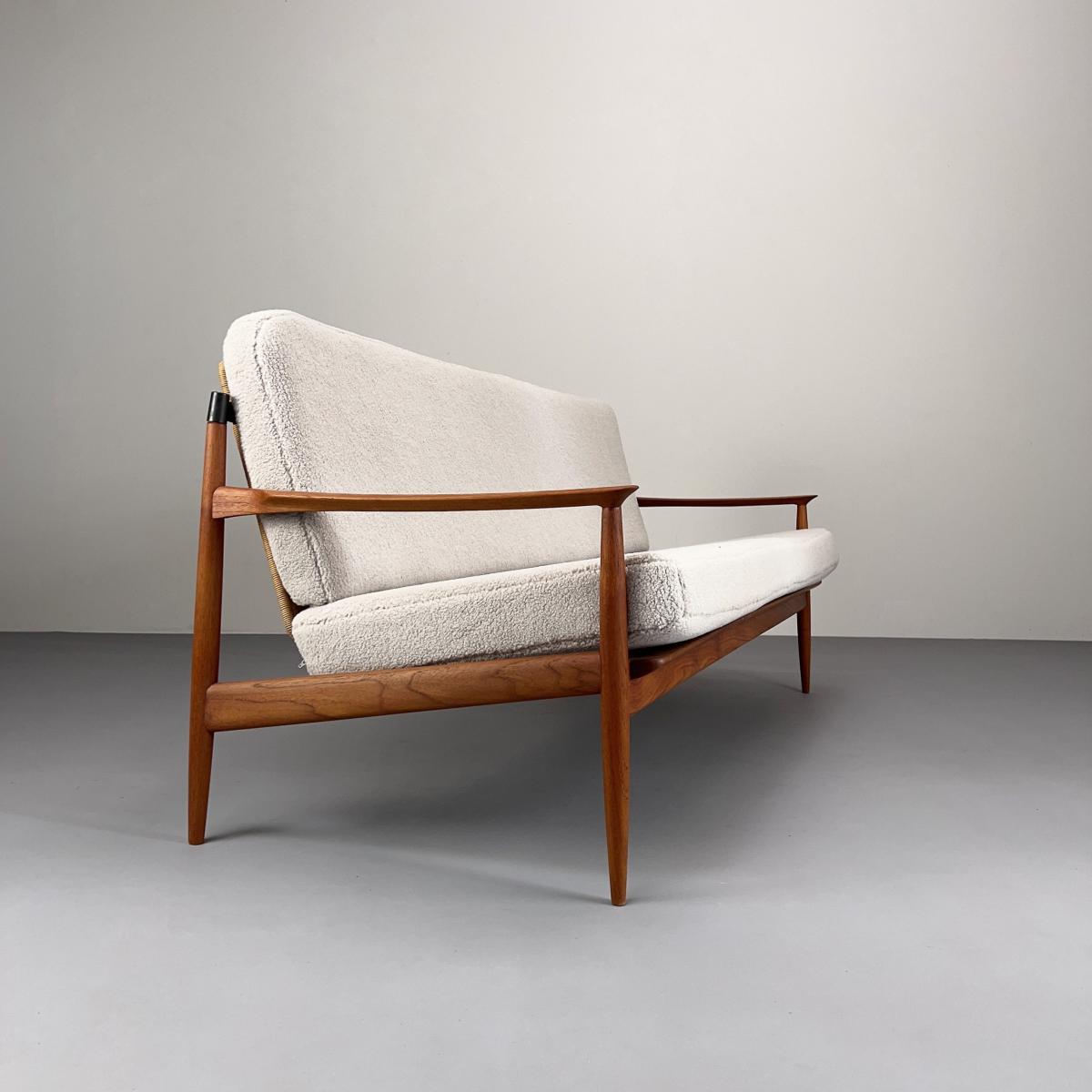 3-sitzer Sofa Goldfeder / Carl Straub | flex! mid-century vintage design