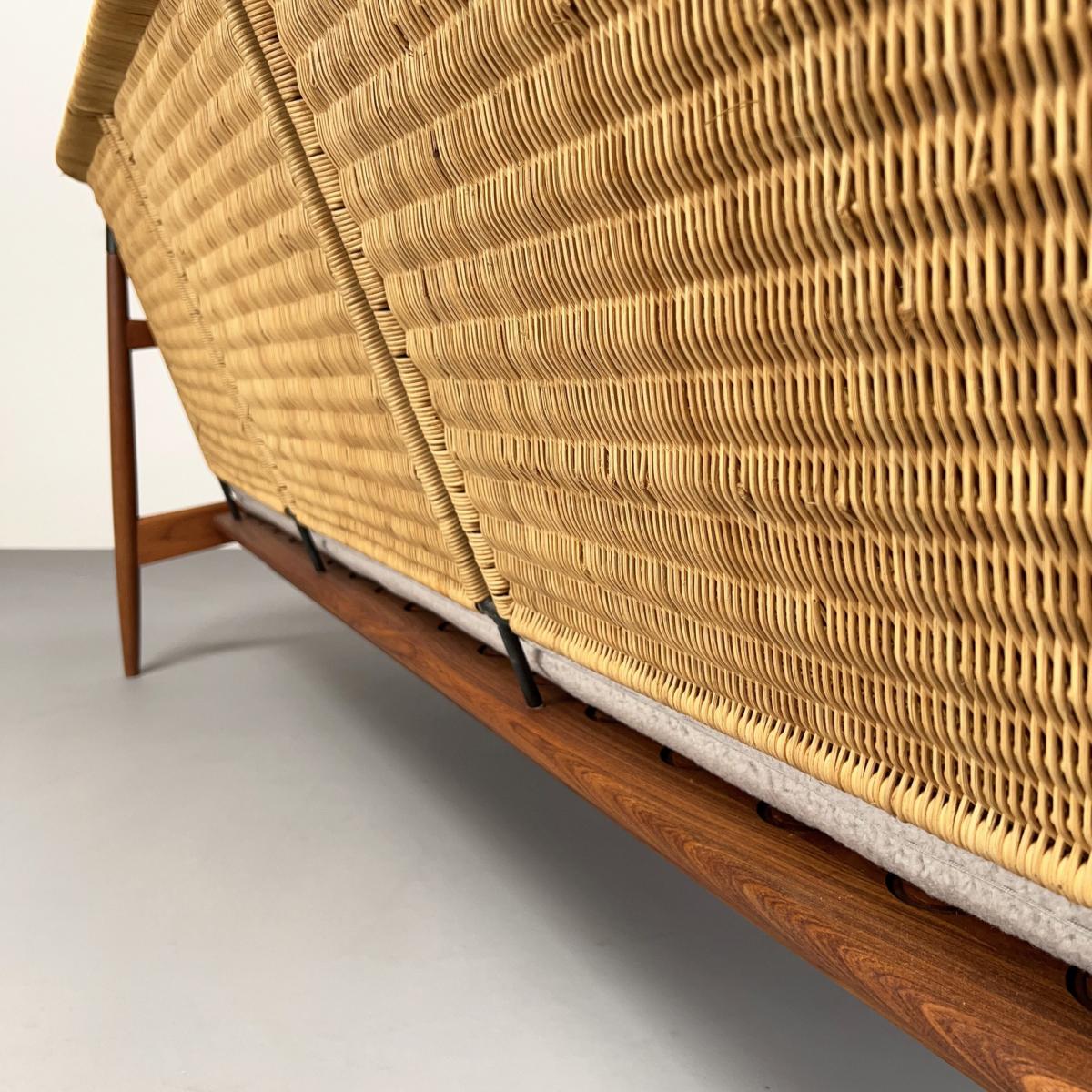 3-sitzer Sofa Goldfeder / Carl Straub | flex! mid-century vintage design
